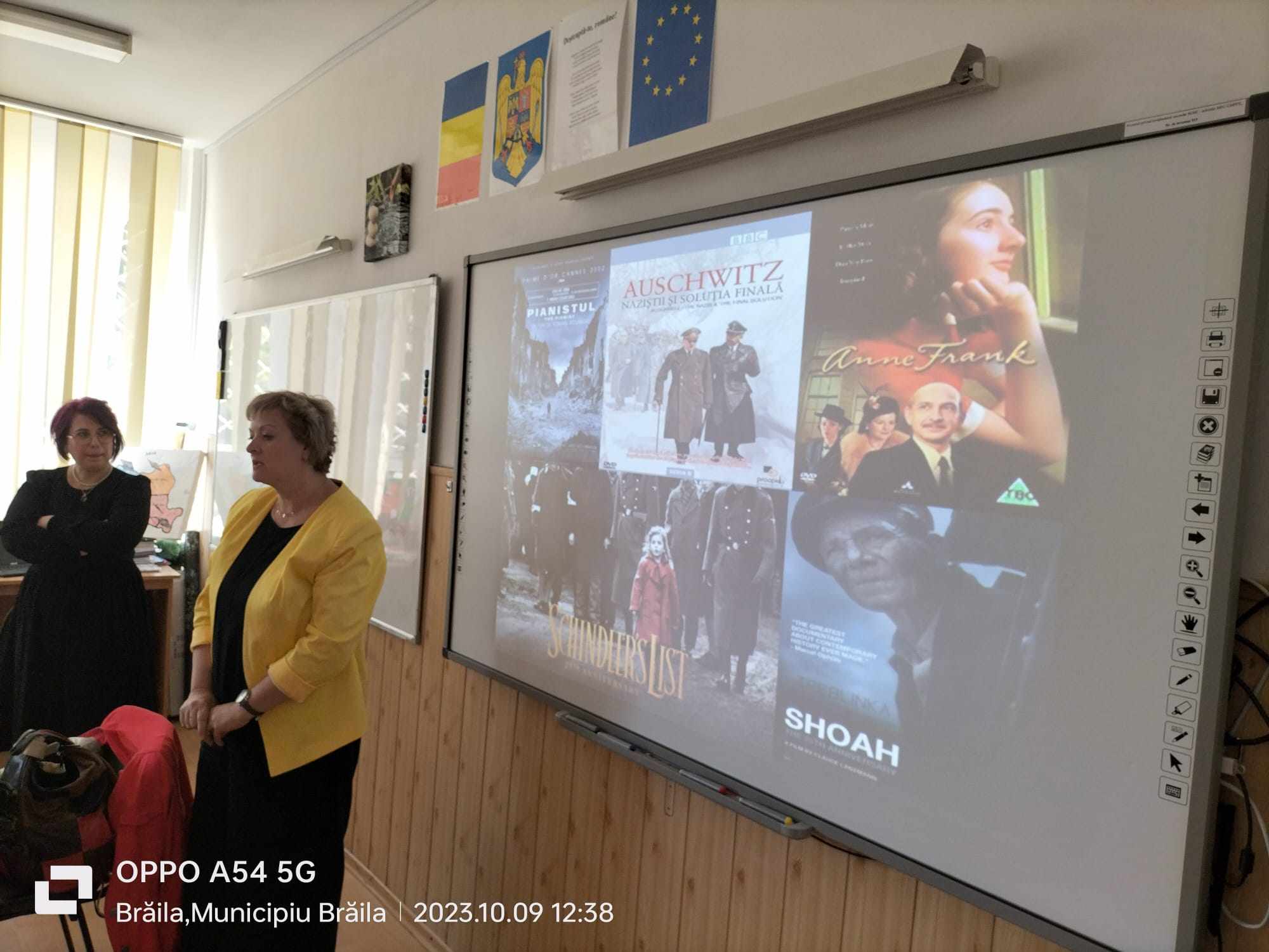 „ZIUA COMEMORĂRII HOLOCAUSTULUI ÎN ROMÂNIA”, la Liceul Tehnologic „Edmond Nicolau” Brăila